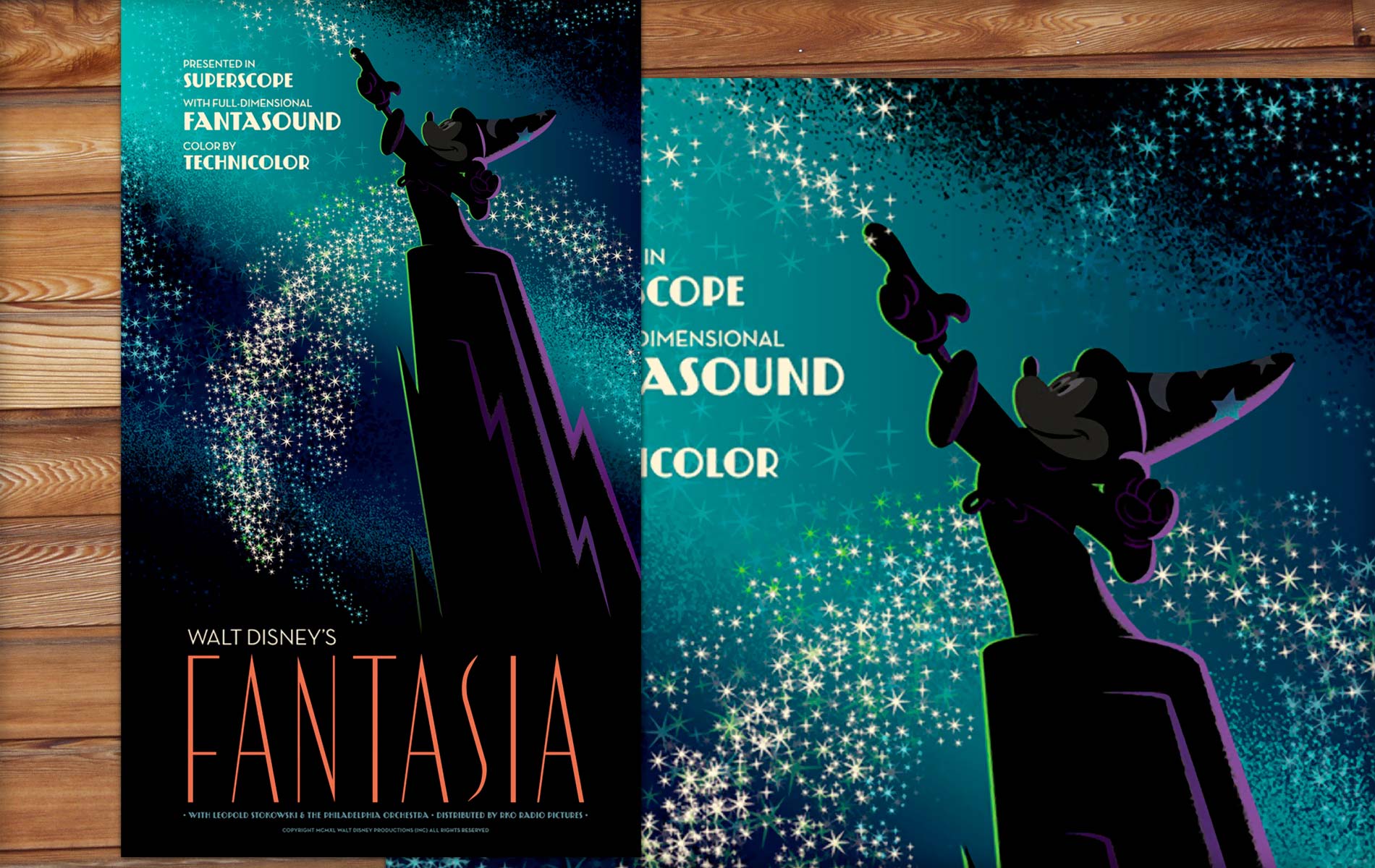 Silver Screen Society: Fantasia Poster - Jayro Design & Illustration